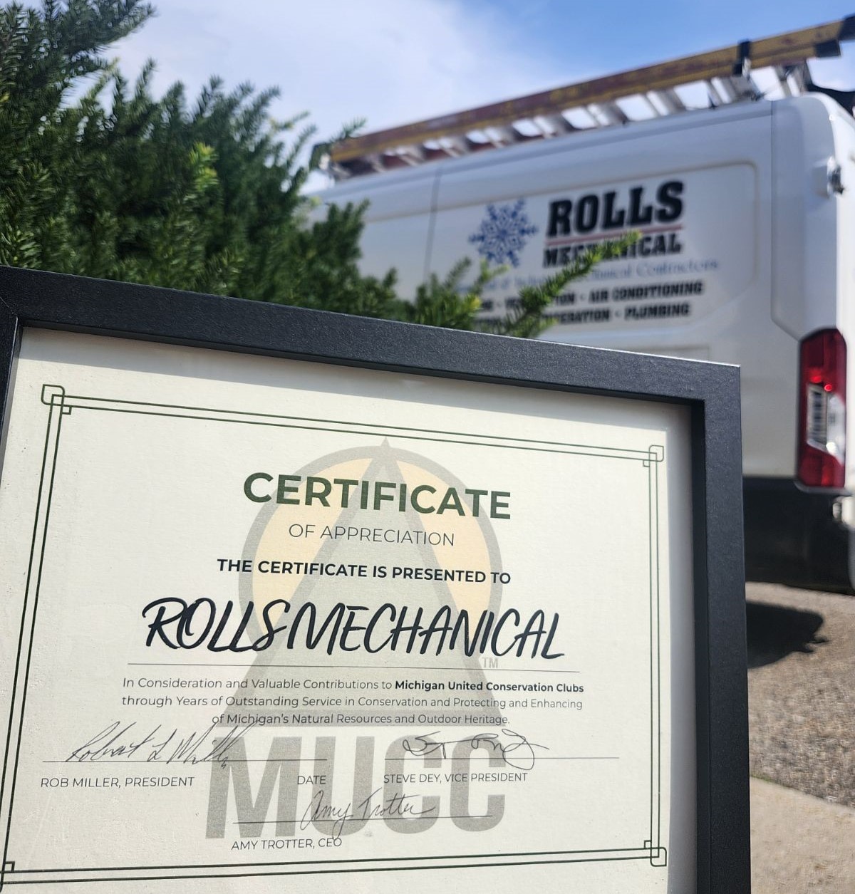 Rolls Mechanical Would Like To Formally Thank All